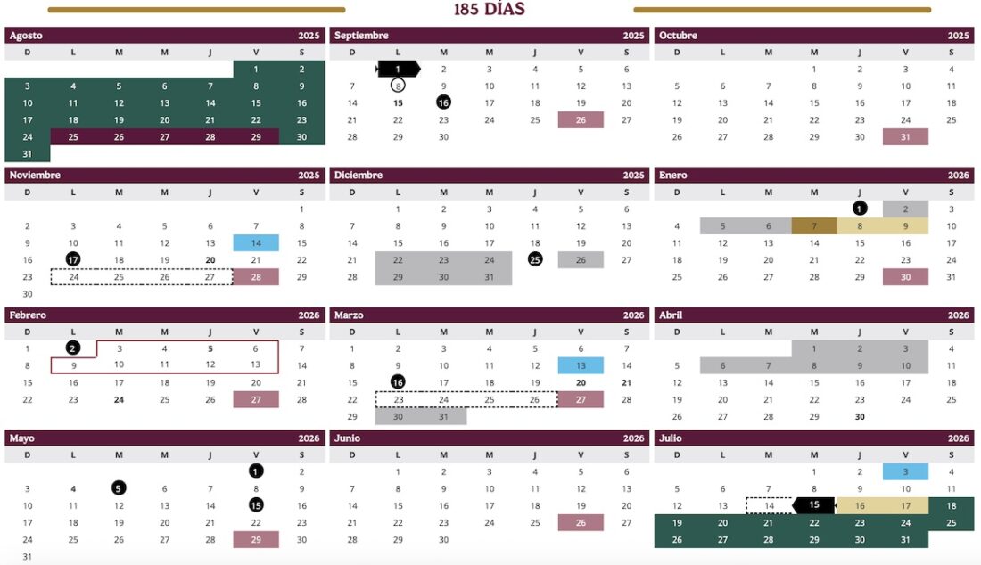 Consejo Técnico Escolar 2025-2026: fechas y días sin clases, según el ...